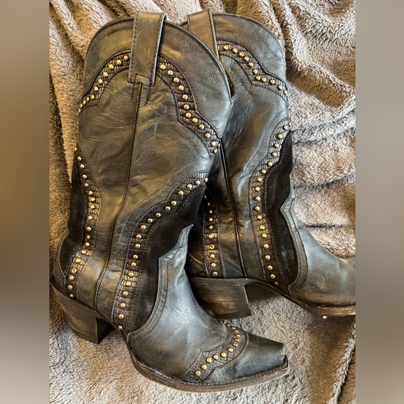 Idyllwind | Shoes | Idyllwind Walk This Way Black Leather Cowboy Boots ...